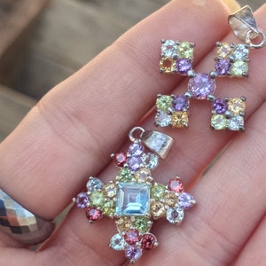 Vintage Dodd's Gold Toned Pin Brooch Tree With Blue Green - Etsy