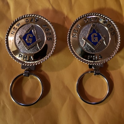 Handcrafted Texas Masonic Key Chain - Etsy