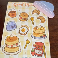 Good Morning Sticker Sheet Cute for Planners Bullet Journal Notebook or ...