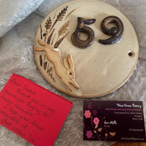 Hand Thrown Slug Pub With Funny Poem 11cm X 7cm Approx - Etsy