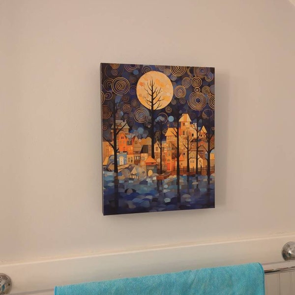 Incredible Gustav Klimt Inspired Landscapes in 25K! Set of 5, Digital ...