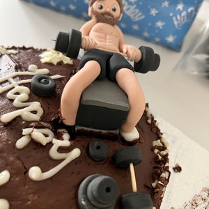 Fondant Man Sat in Arm Chair Cake Topper,bespoke Man or Women,sugar ...