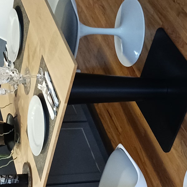 Metal Dining Table Base , 28 LAGARI Table Base, 28 Height X 35 Design ...