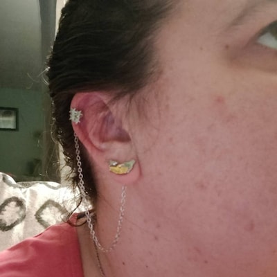 13th Doctor Who, Inspired, Handmade Earring, Ear Cuff, Handmade ...