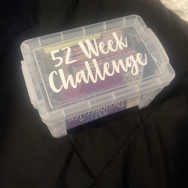52 Week Challenge Box || Money Saving Challenge || 52 Envelope ...