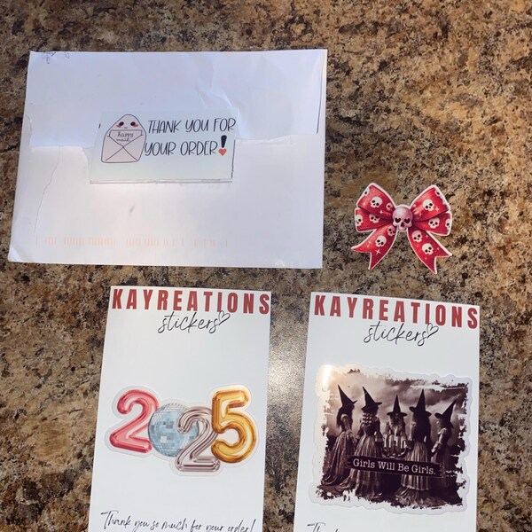 2025 Sticker,party Stickers,calendar Sticker,2025 Decoration,holiday ...