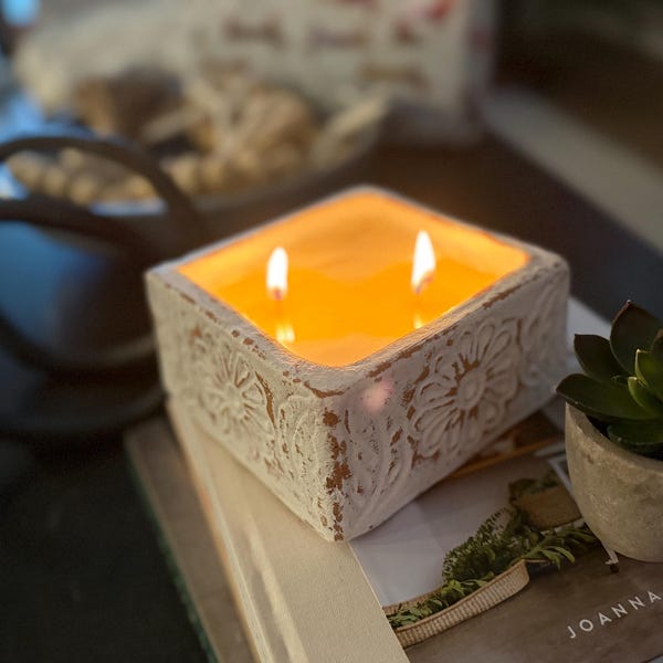 Red River Clay Sun-hand Painted-garden-handmade-garden Decor-wall-patio ...