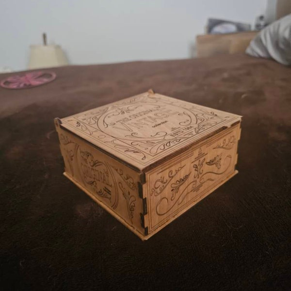 Laser Cut Vintage Box Pattern: SVG Plywood Plan (digital Download) - Etsy