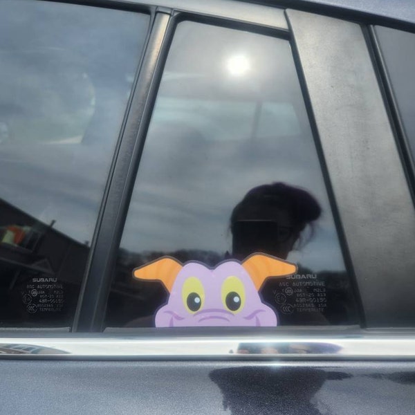 Figment Peeker Transparent Car Decal/ Peekaboo Window Bumper Vinyl ...