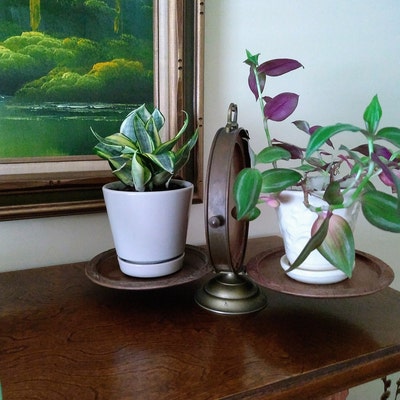 Vintage Jumbo Paper Clip Note or Photo Holder Metal Marble Stone Office ...