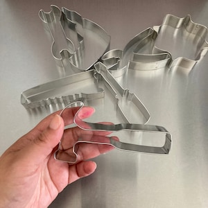 7 Piece Tool Cookie Cutter Set Construction Cookies Drill Hammer Saw ...