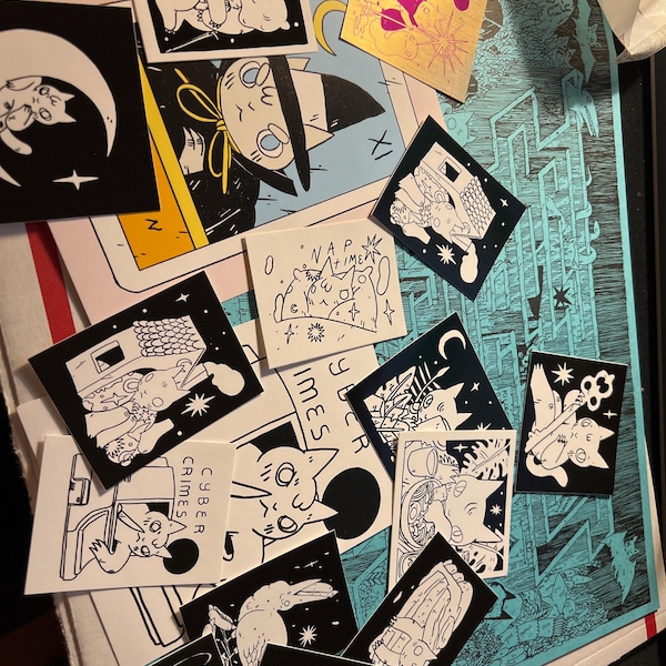 Miss U Cat Milk Carton Vinyl Sticker by Deth P. Sun - Etsy
