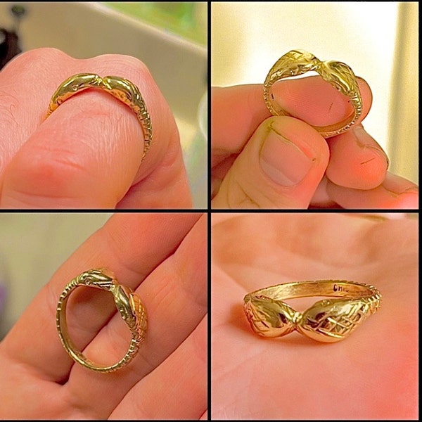 14 Kt Solid Gold African Design Gold Band RG 103 - Etsy