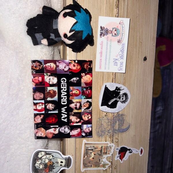 Choose Your Pocket Plush Gerard Way - Etsy