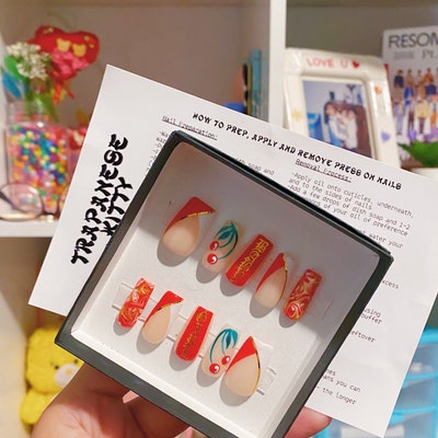 Teen Bubbles Powerpuff Girls Press on Nails Octi the Octopus ...