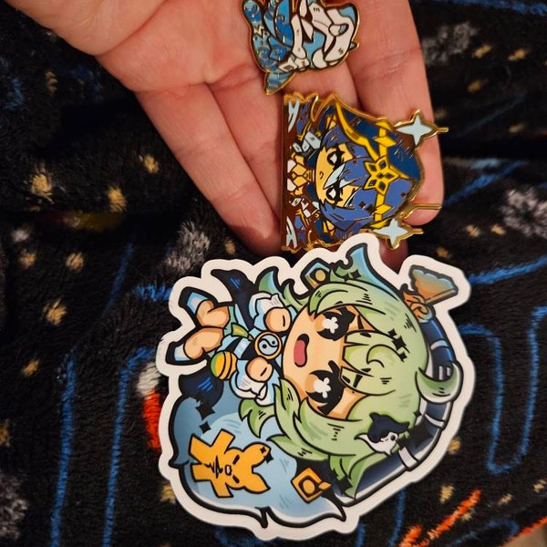 NEW Honkai Star Rail Vinyl Stickers Seelie Achron Luocha Dan Heng ...