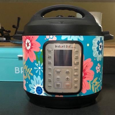 16 Colors Vivid Flowers Colored Background Instant Pot Wrap Instapot ...