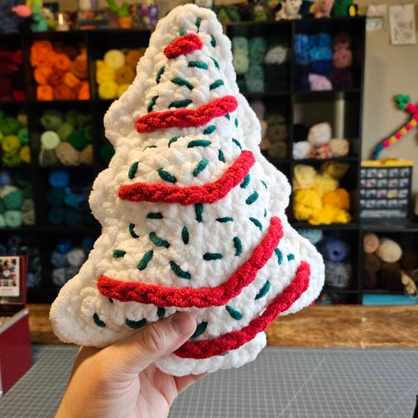 Christmas Tree Cuddler Crochet Pattern by Sheepish Stitches | Christmas ...
