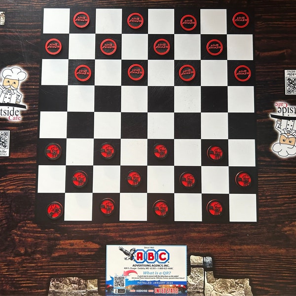 Create Your Own Checkers Set - Any Design and Color, Custom 3D Printed ...