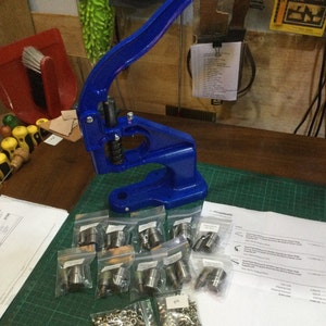 Hand Press Die for Double Caps Rivets Setter Snap Setting Tools for ...