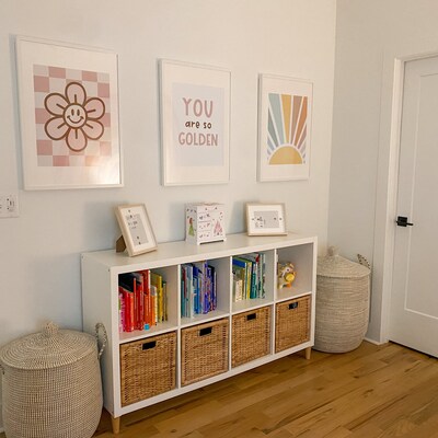 Modern Alphabet and Number Printable ABC Poster Sun Wall - Etsy