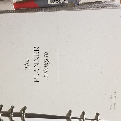 Planner Quotes or Printable Dashboards Planner Accessories, 14 Minimal ...