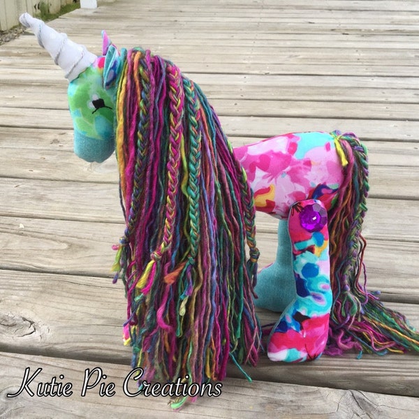 Button Jointed Pony Pdf Pattern Horse Toy Sewing Pattern Animal Softie ...