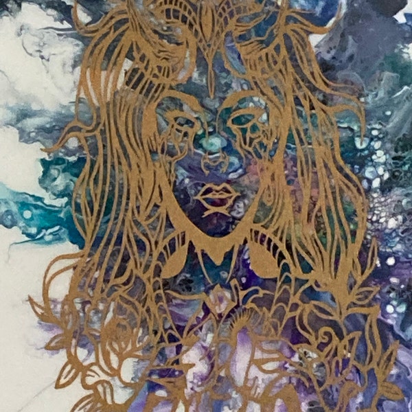 PNG SVG File Devil Queen Satin Evil Tattoo Stencil for Cricut Vinyl ...