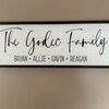 Personalized Glass Family Name Sign With Established Date 11x21 - Etsy