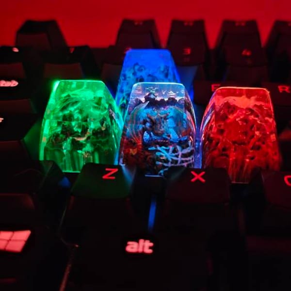 Keycaps Bee Artisan, Custom Artisan Keycaps, Keycaps Anime Cute, Keycap ...