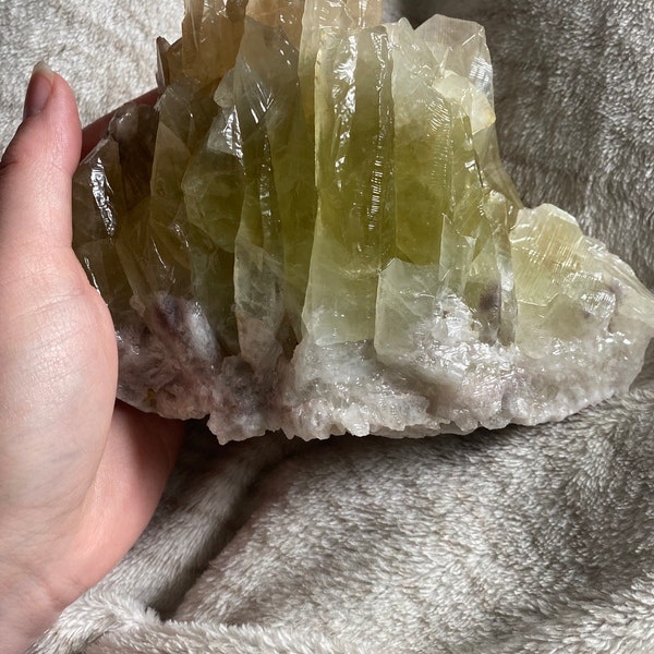 Green Calcite XL Rough Raw Chunk From Mexico, High Grade A Quality ...