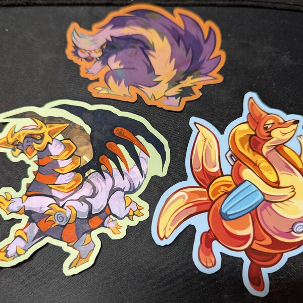 Dog Falin Stickers | Dungeon Meshi - Etsy
