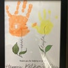 Grandmas Garden Handprint Art. Personalized Mothers Day or - Etsy