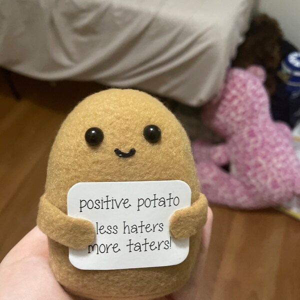 Handmade Desk Spuddy™, Positive Potato Office Decoration, Back to ...