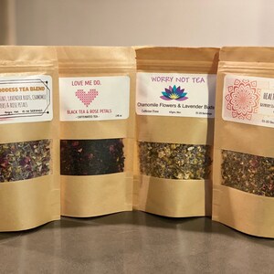 EMPATH GODDESS Tea Blend Relaxing & Cleansing Loose Leaf - Etsy