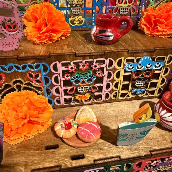 Miniature Jarrito Mexican Cup Ceramic Jarro Jar Clay Ofrenda Vaso Food ...