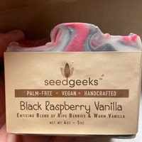 Black Raspberry Vanilla Soap Vegan Soap, Homemade Soap, Handmade Soap ...