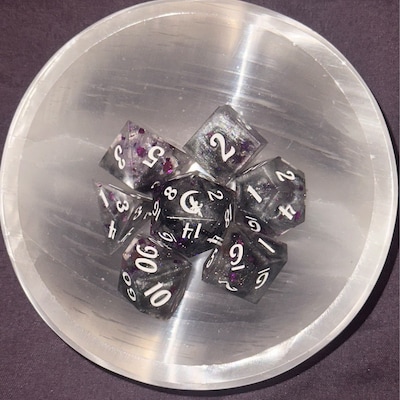 Victorian Rose Dice Set Rose Dice Floral Dice Handmade Resin Dice Set ...