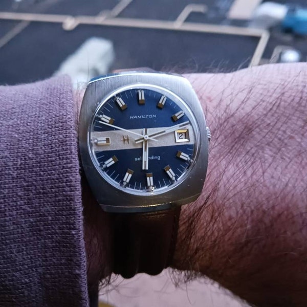 1955 Hamilton CLARK Vintage Watch - 10k Gold Filled, Manual Wind ...