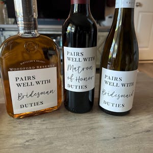 Father of the Bride Gift, Whiskey Label, Father of the Groom Liquor ...