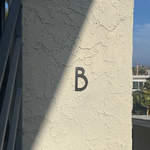 THIN MODERN Black Sign Letters for Street Address Signs and House ...