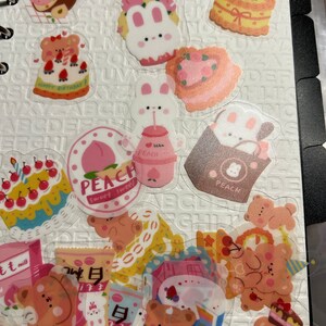 Korean Sticker Sheets Deco Stickers - Etsy