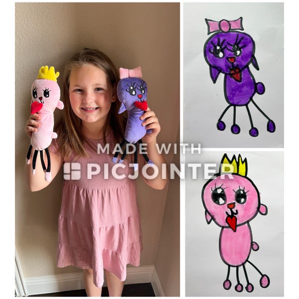 Plushy From Author Character Handmade Linen Doll for Comic Book ...