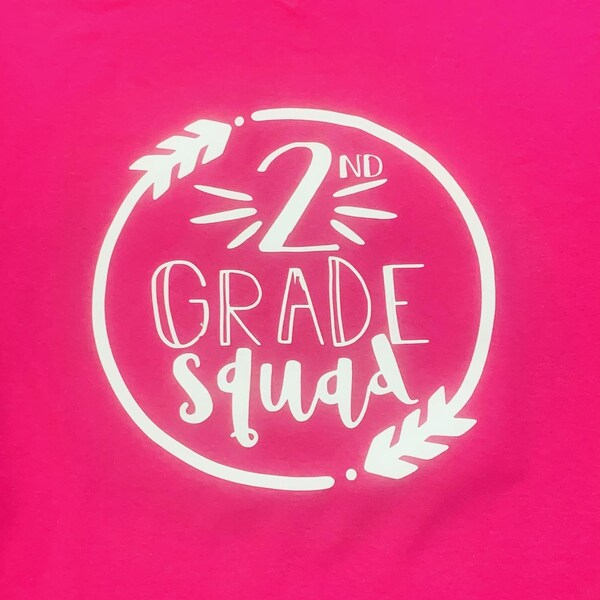 2nd Grade Squad, Second Grade Svg, Teacher Svg, Png, Dxf, Svg Files for ...
