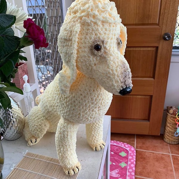 Poodle Dog Amigurumi Crochet Pattern (PDF) - Etsy
