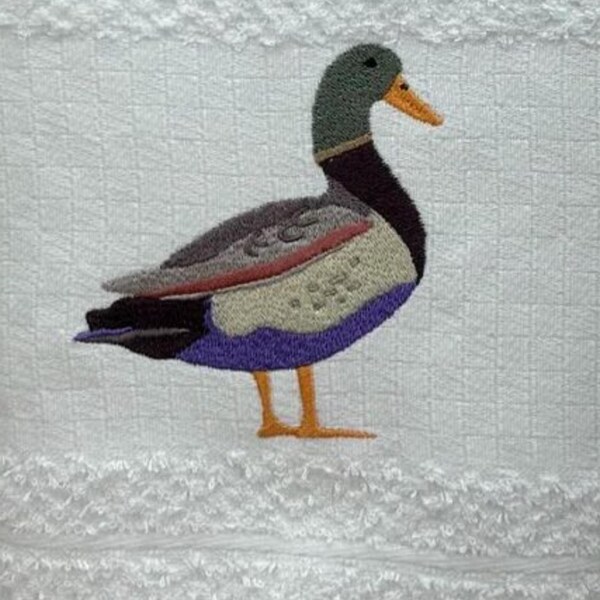 Mallard Duck Machine Embroidery Design / Hunting Duck / Duck With Four ...