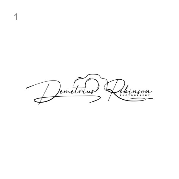 Custom Photography Logo Design: Modern Signature Watermark, Camera ...