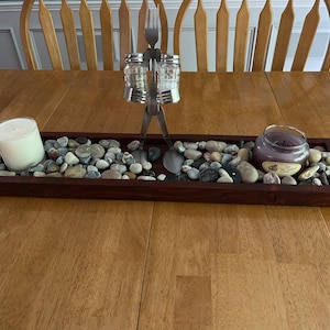 Rustic Long Wood Tray, Centerpiece, Serving, Home Decor, Dining Table ...