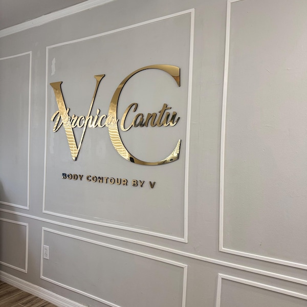 Custom Laser Cut Logo Sign,lobby Sign, Office Decor, Office Sign for ...