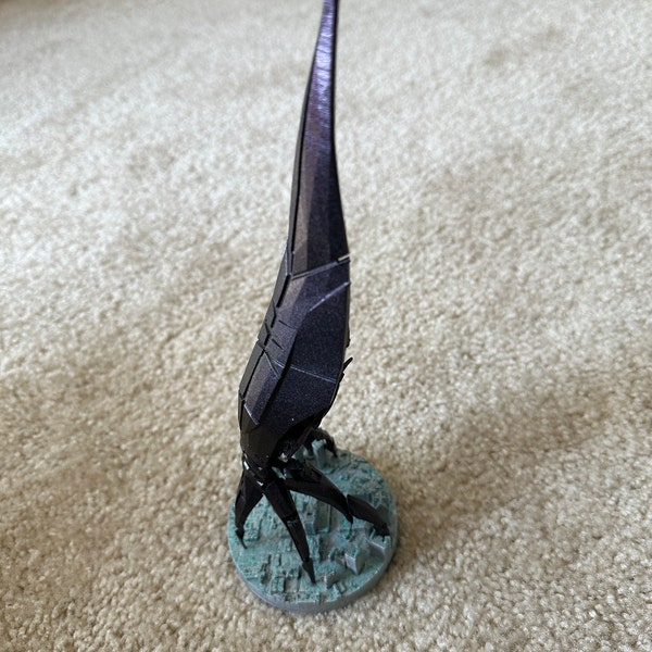 Mass Effect Reaper 10" Figurine / Fanart / Reaper Landing on Earth - Etsy